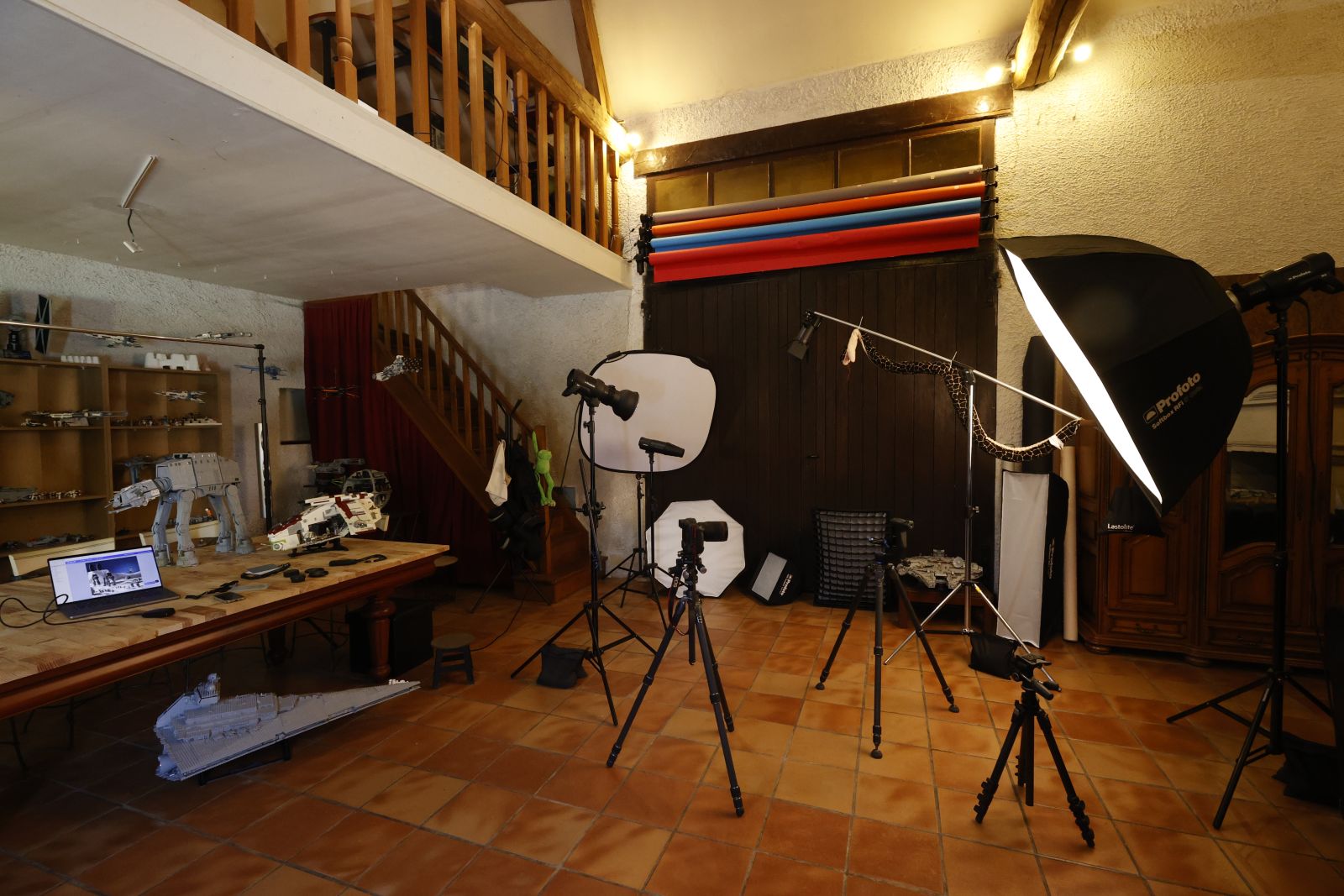 STUDIO professionnel pour portrait, shooting, packshot